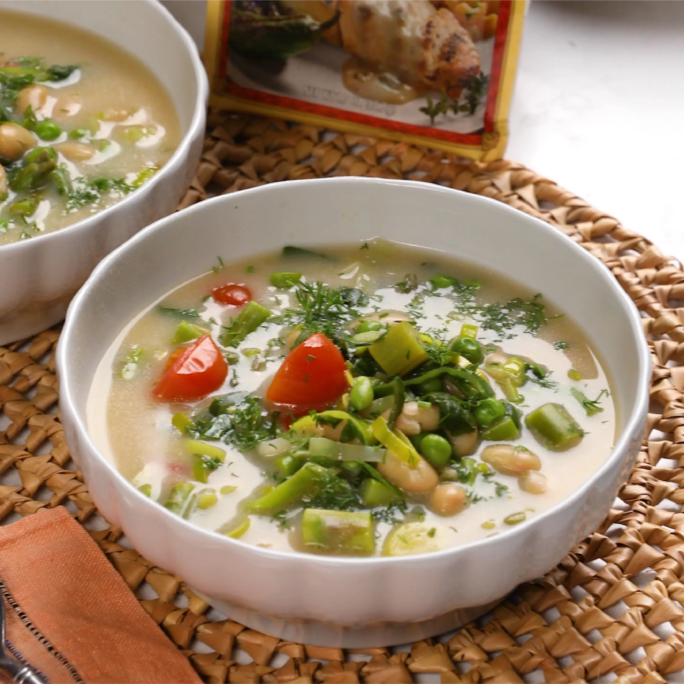 Creamy Spring Minestrone Soup | Pioneer